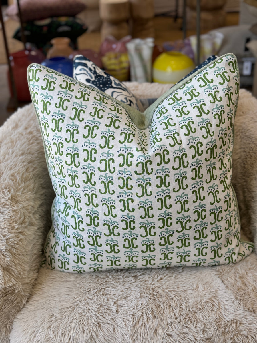 Pink Jam x Anna Spiro Palm Fabric Cushion - 60cm and 60x40cm – Pink Jam ...